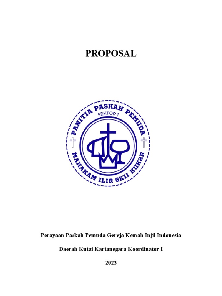 Proposal Paskah Pemuda GKII 2023 | PDF | Ilmu Sosial | Agama ...
