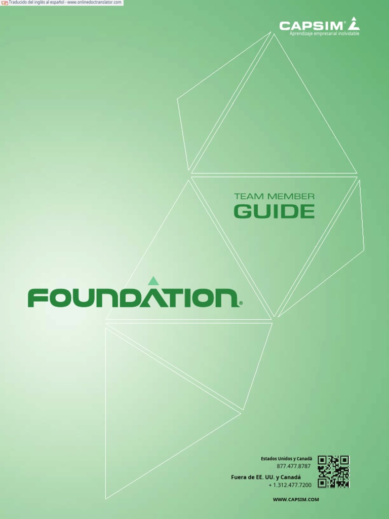 Foundation Team Member Guide - En.es | PDF