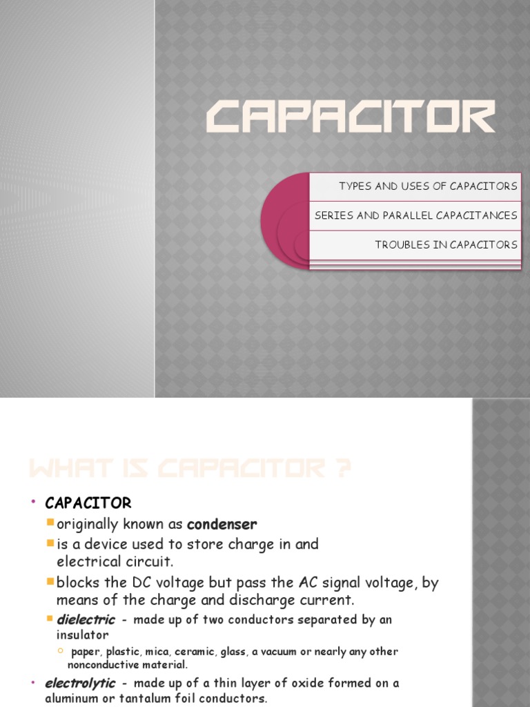 Capacitors 2 | PDF | Capacitor | Electronics
