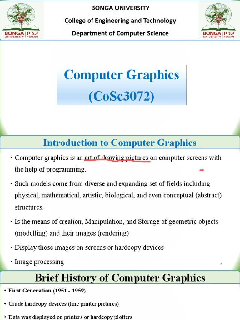 Graphics | PDF | 3 D Computer Graphics | Computer Graphics