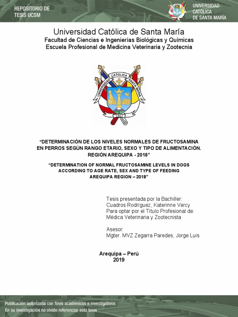 Determinación de Los Niveles Normales de Fructosamina | PDF | Glucógeno ...