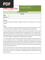 MLSS and MLVSS Testing Procedure | PDF | Environmental Engineering ...