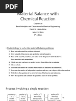 Material Balance in Chemical Reactions | PDF | Stoichiometry | Chemical ...