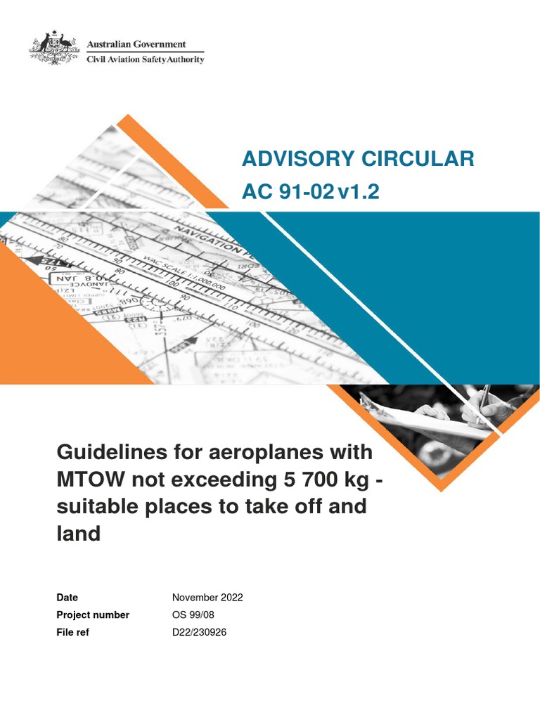AC 91-02: Takeoff and Landing Guidelines | PDF | Runway | Takeoff