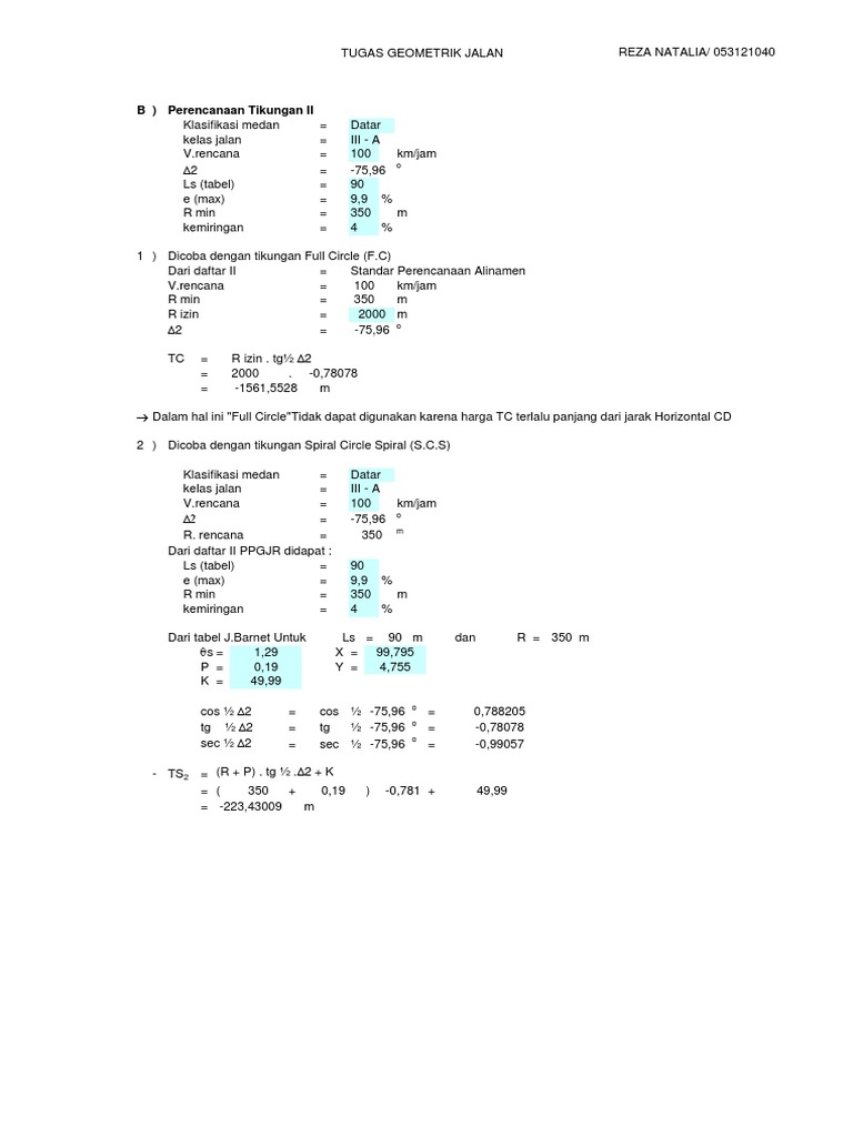 Tikungan 2 Scs | PDF