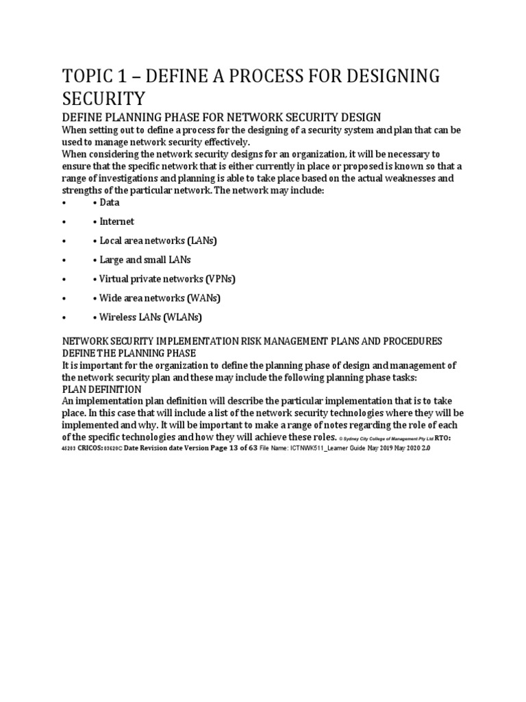 Edited Manage Network Security | PDF | Security | Computer Security Edited Manage Network Security | PDF | Security | Computer Security