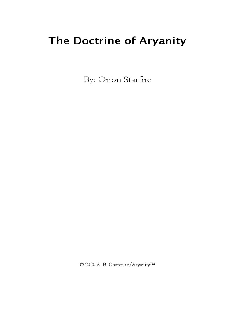 Doctrine of Aryanity Official Free PDF | PDF | Planets In Astrology ...