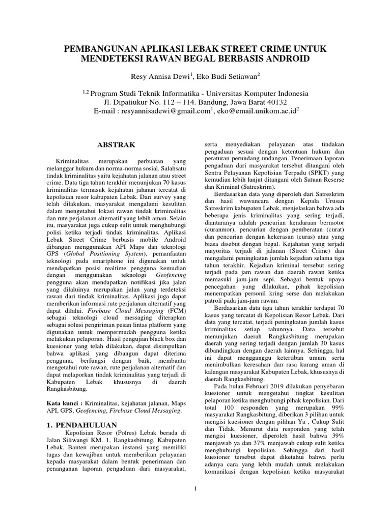 Unikom - Resy Annisa Dewi - Jurnal Dalam Bahasa Indonesia | PDF