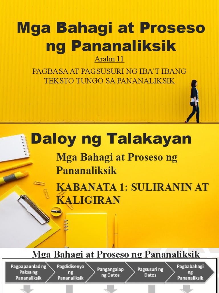 11 Mga Bahagi at Proseso NG Pananaliksik | PDF