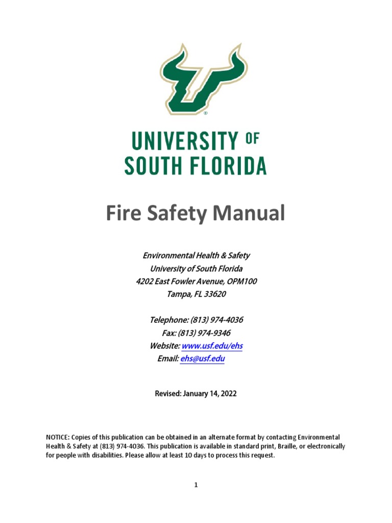 Firesafety Manual | PDF | Fire Safety | Fires