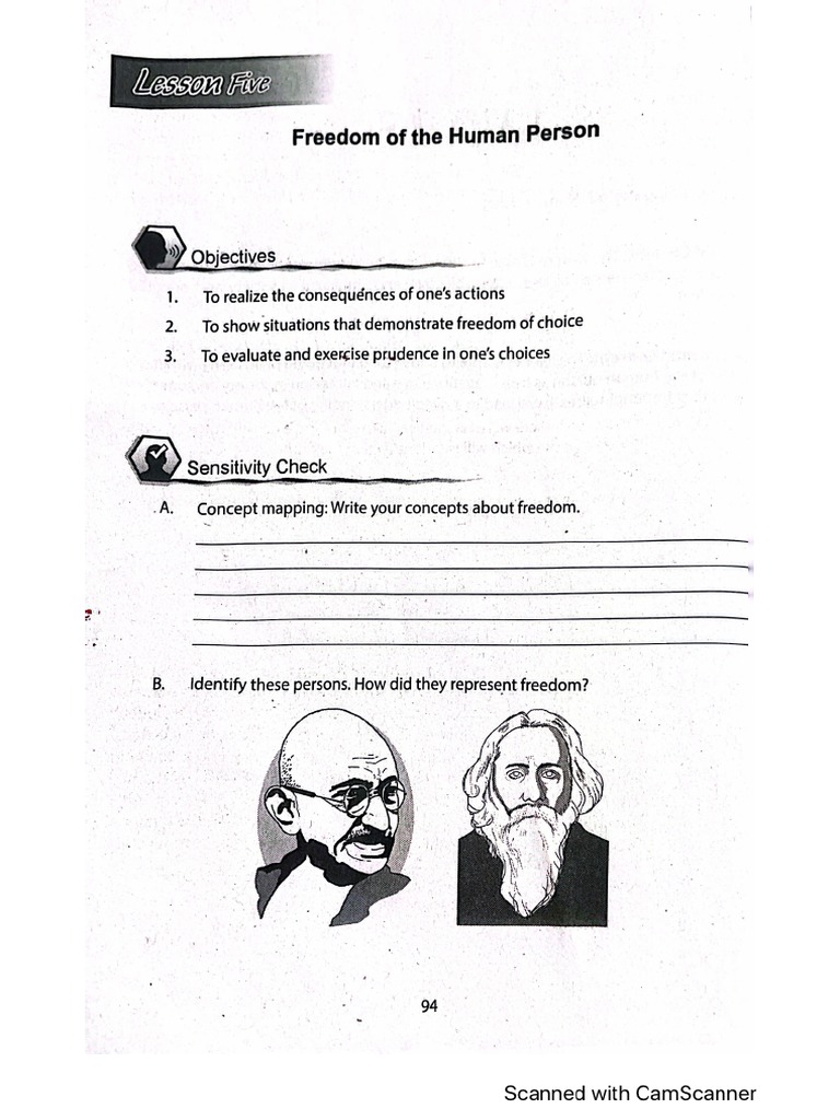 Chapter 5 Freedom of The Human Person | PDF