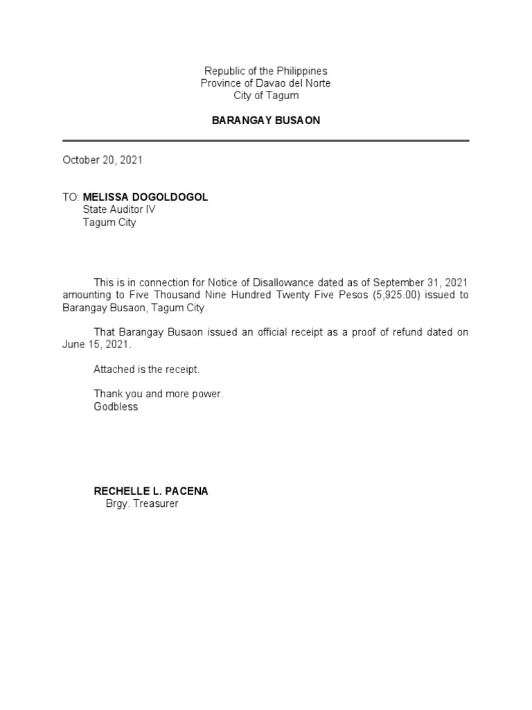 Letter Coa | PDF Letter Coa | PDF