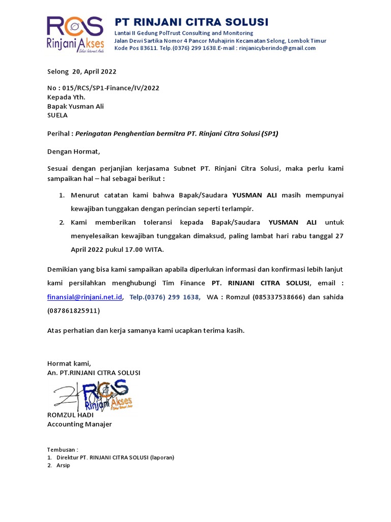 sp1 Yusman Ali (April 2022) | PDF