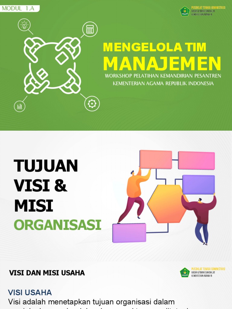 Modul 1.a Mengelola Tim Manajemen | PDF