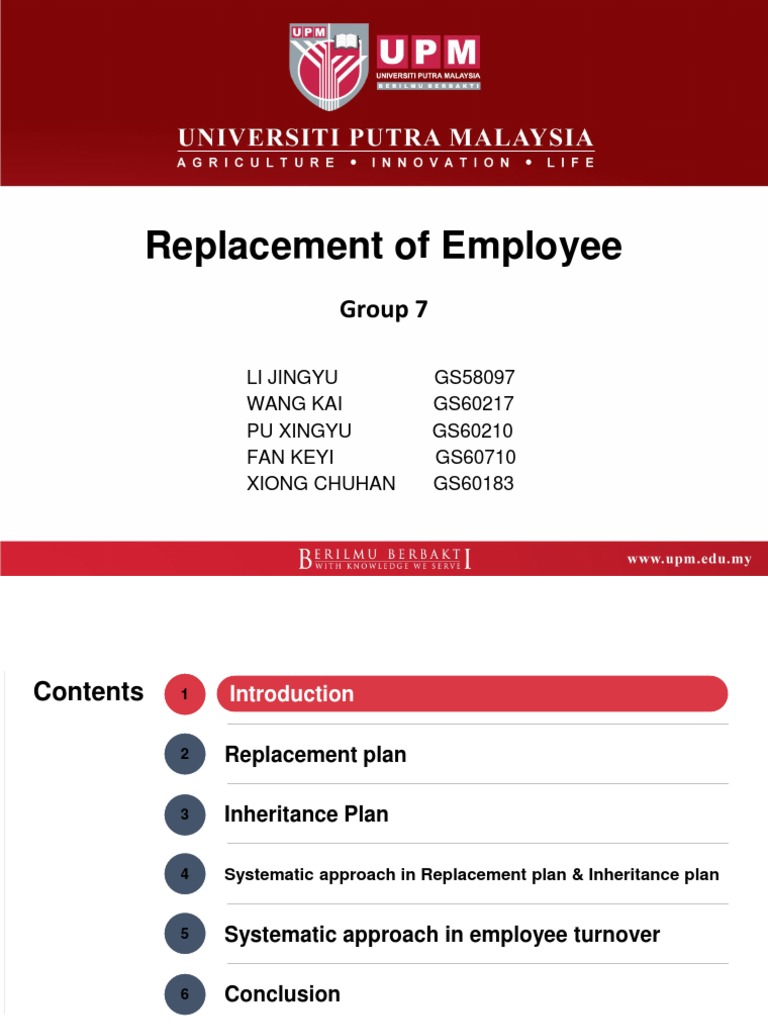 Employee Replacement Planning Guide | PDF | Competence (Human Resources ...