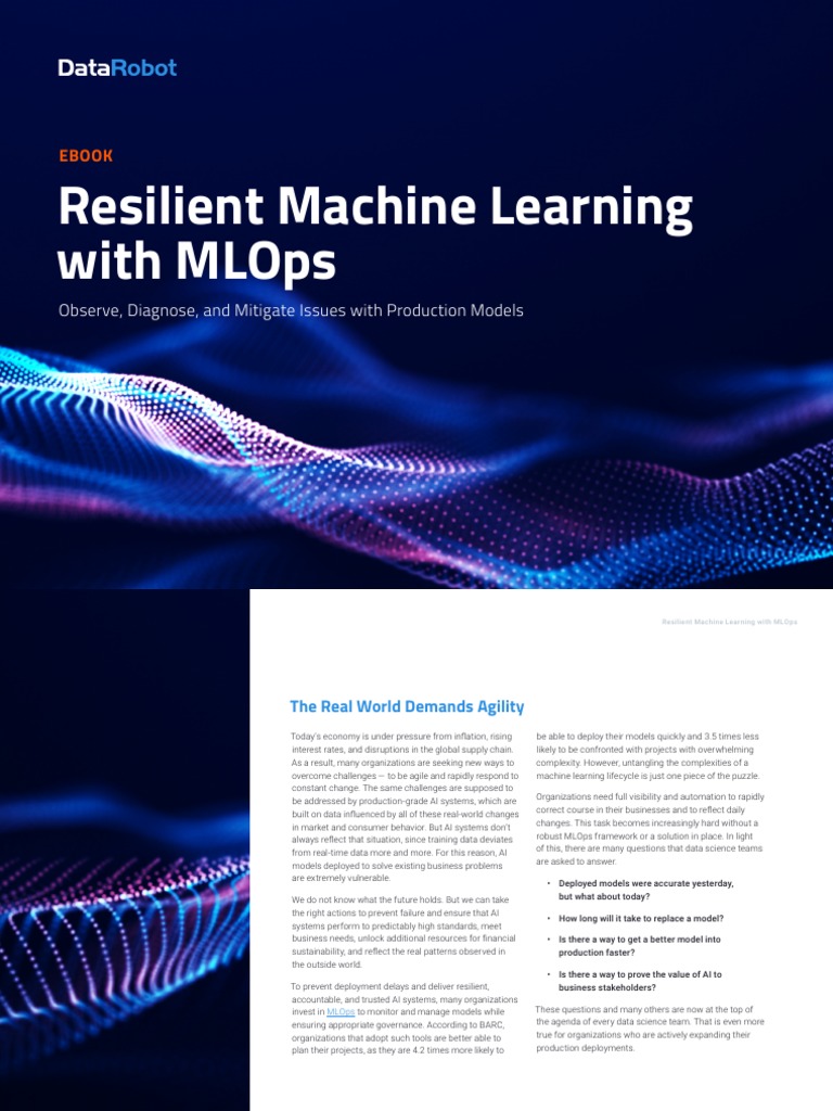 Resilient-Machine-Learning-with-MLOps_v2.0 | PDF | Artificial Intelligence | Intelligence (AI ...