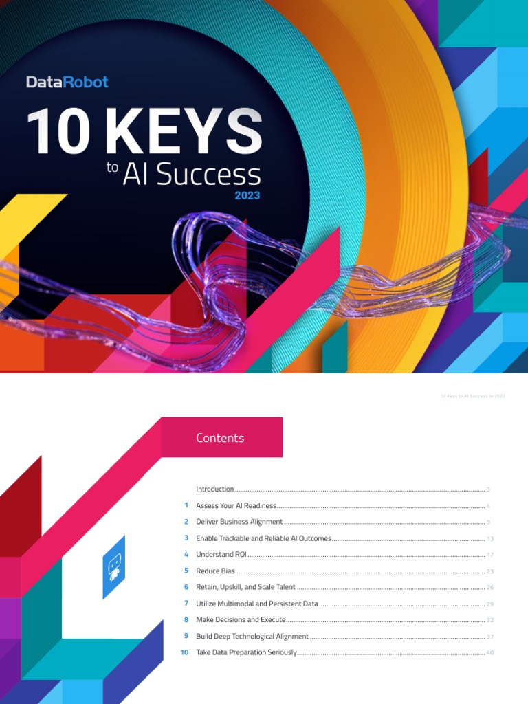 DR - 10 Keys To AI Success - 2023 - FINAL | PDF | Artificial Intelligence | Intelligence (AI ...