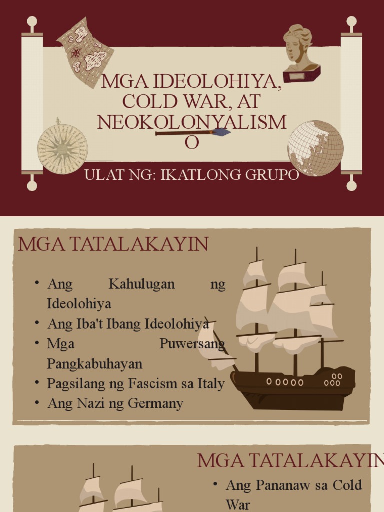 Mga Ideolohiya, Cold War, at Neokolonyalismo | PDF