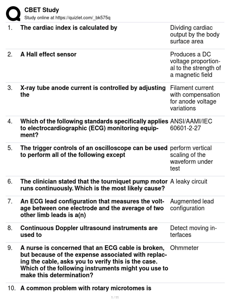CBET | Download Free PDF | Electrocardiography | Heart