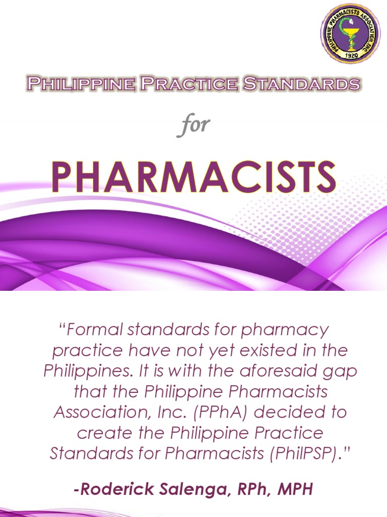 Philippine Practice Standards for Pharmacists | PDF