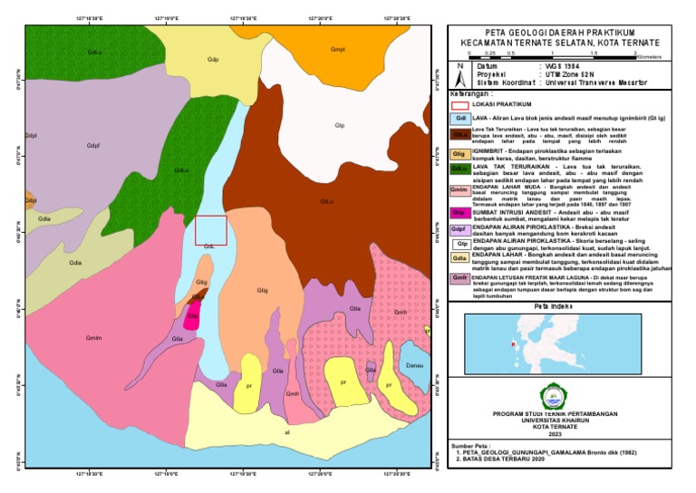 Peta Geologi Ternate | PDF