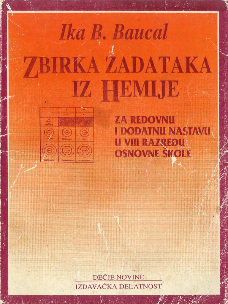 Ika Baucal Zbirka Zadataka Iz Hemije Za | PDF