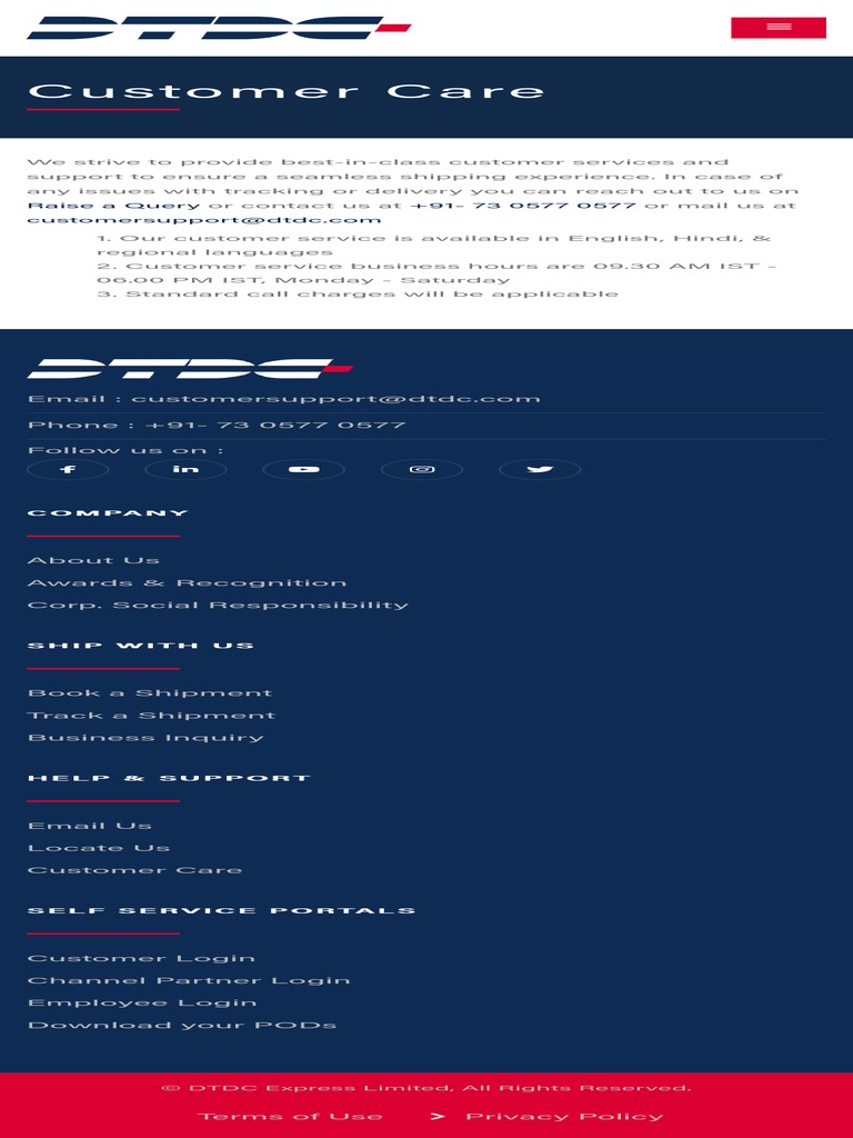 DTDC | PDF | Business