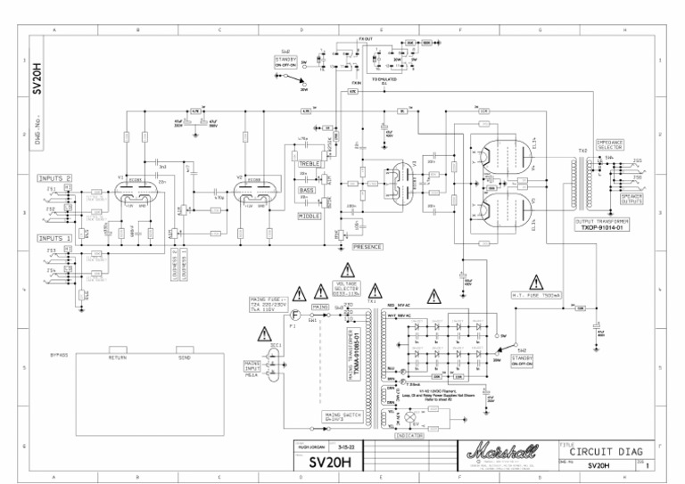 SV20H Schematic | PDF