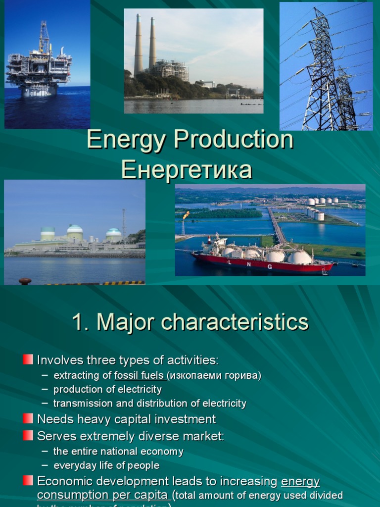 23 Energy Production | PDF | Energy Development | Power Station