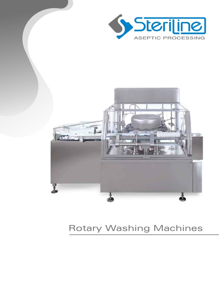 STERILINE Rotary Washing Machines | PDF | Washing Machine ...
