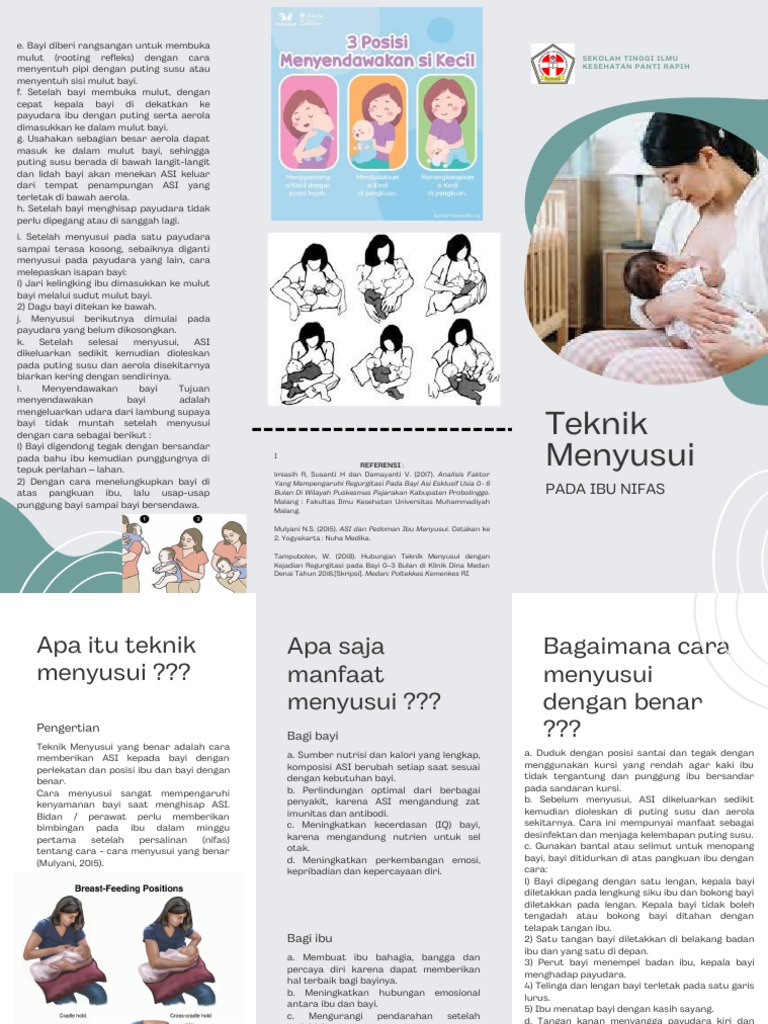 Leaflet Teknik Menyusui | PDF