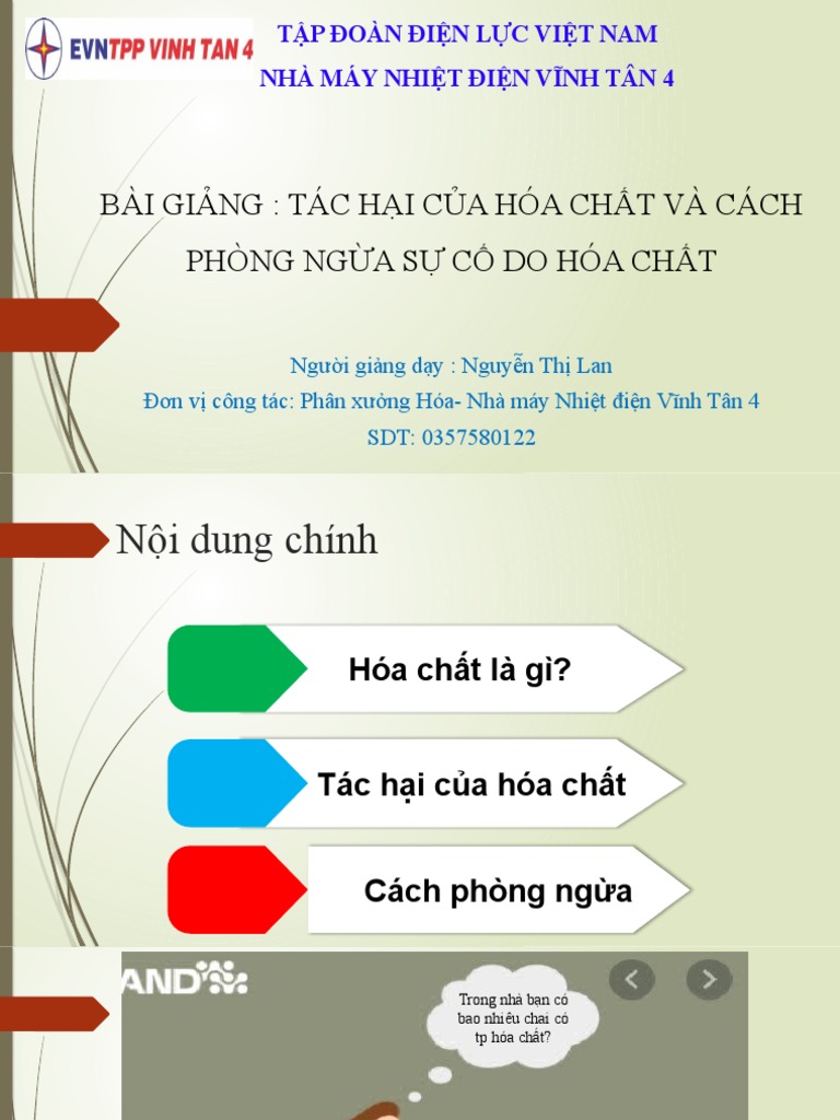 Tac Hai Hoa Chat | PDF