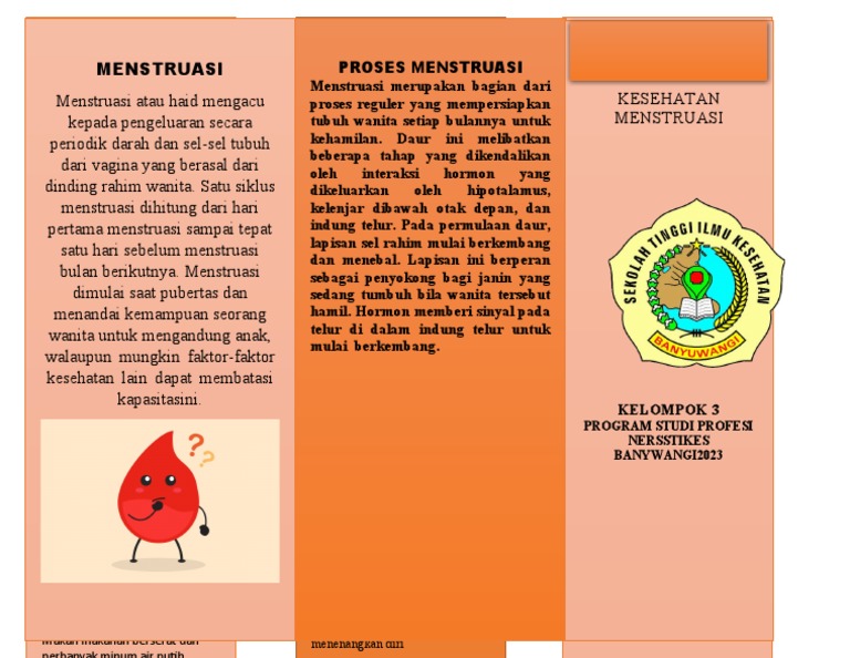 Leaflet Menstruasi Fix | PDF