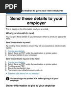 HMRC Starter Checklist | PDF | Public Finance | Government Finances