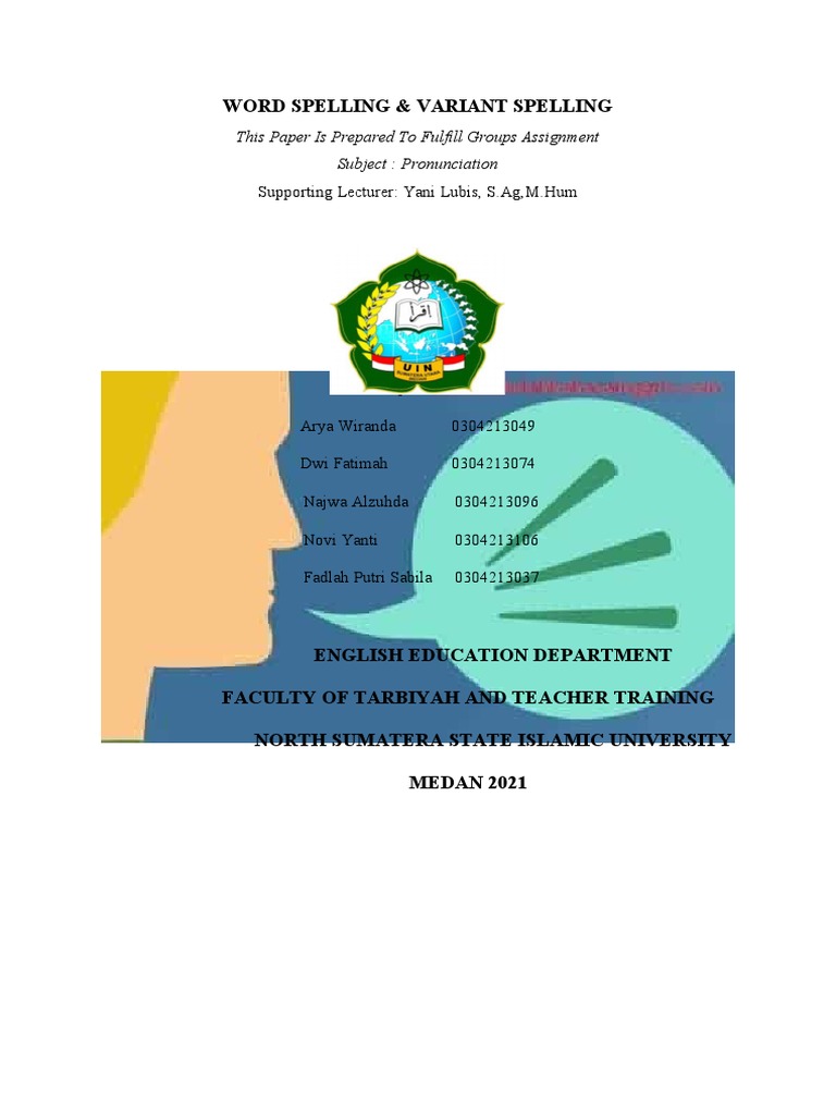 2 Word Spelling & Variant Spelling by Group 2 | PDF | Spelling ...