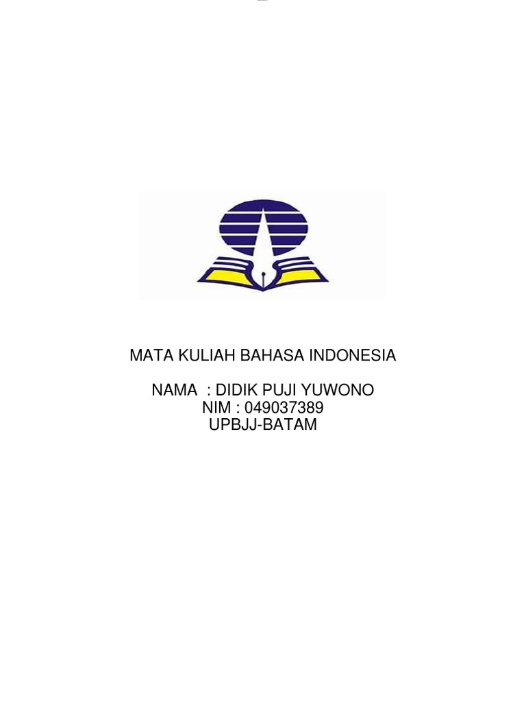 Tugas Tuton Iii Bahasa Indonesia | PDF Tugas Tuton Iii Bahasa Indonesia | PDF