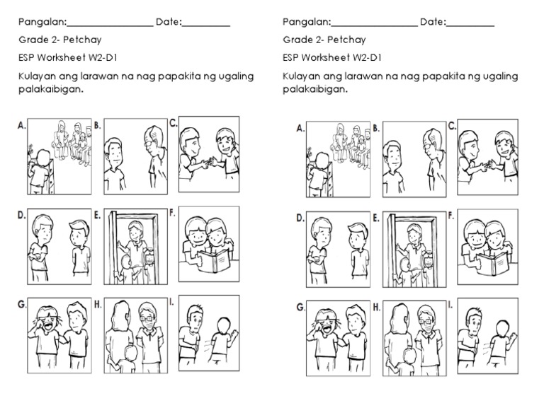 Grade 2 Worksheet ESP | PDF