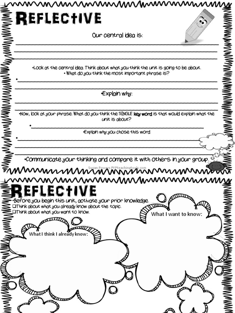 Free Reflection Sheets | PDF