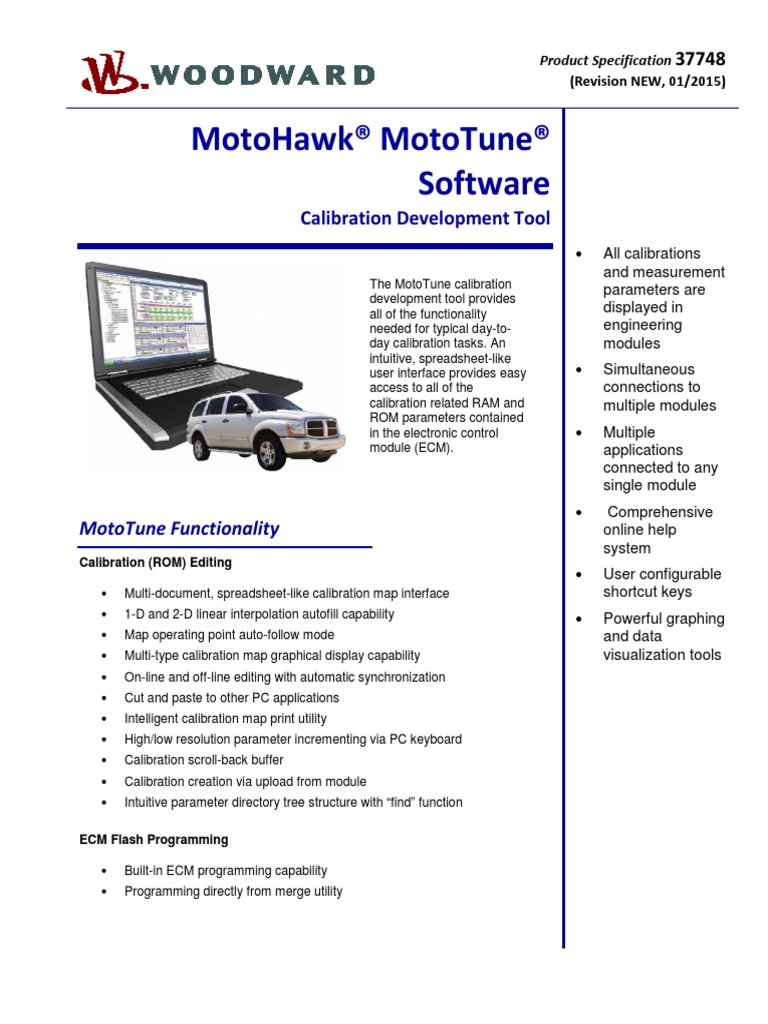 MotoHawk Mototune PS | PDF | Version Control | System Software