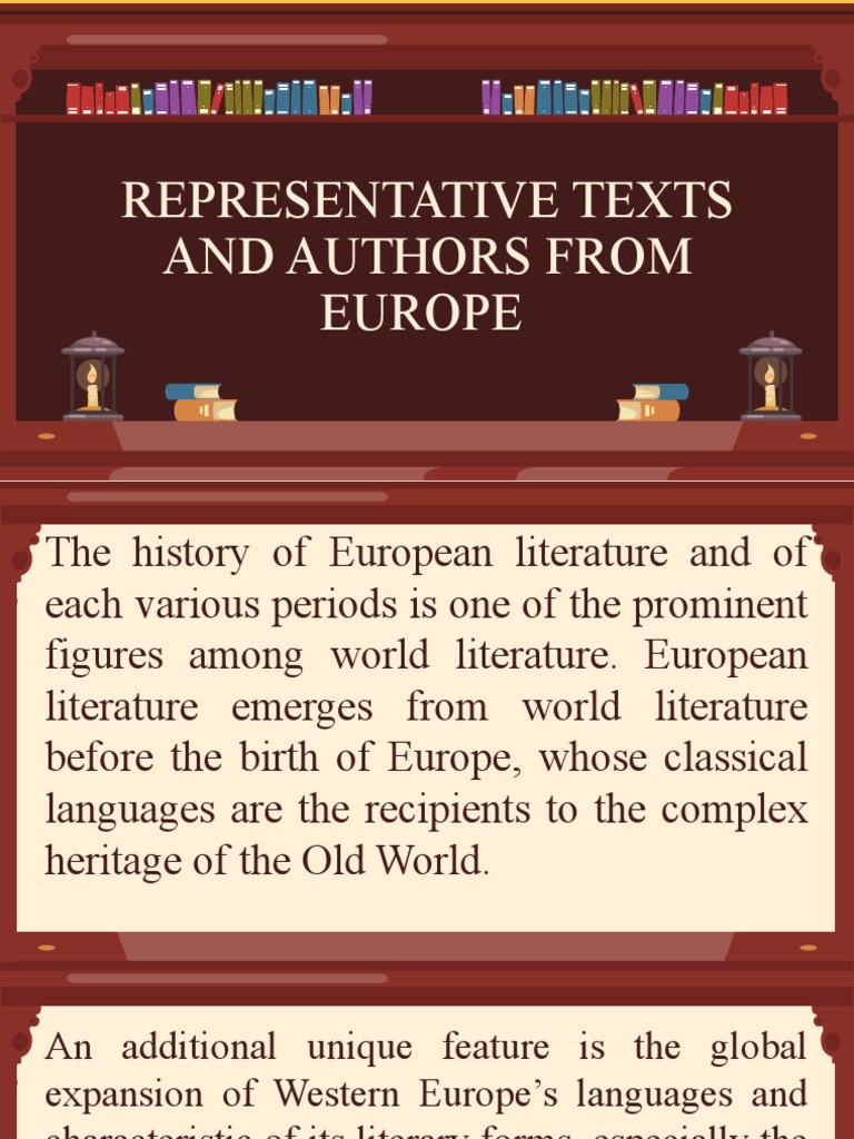 European Literary Texts and Authors | PDF | Travel | History