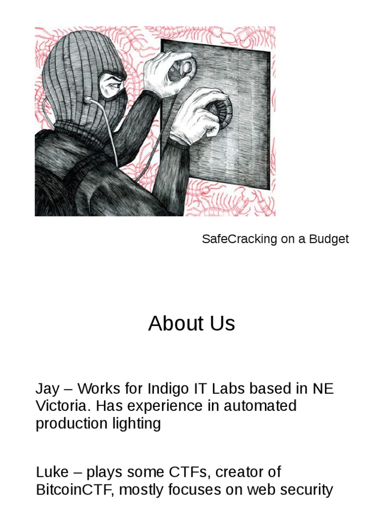 Budget SafeCracking with Arduino | PDF | Arduino | 3 D Printing