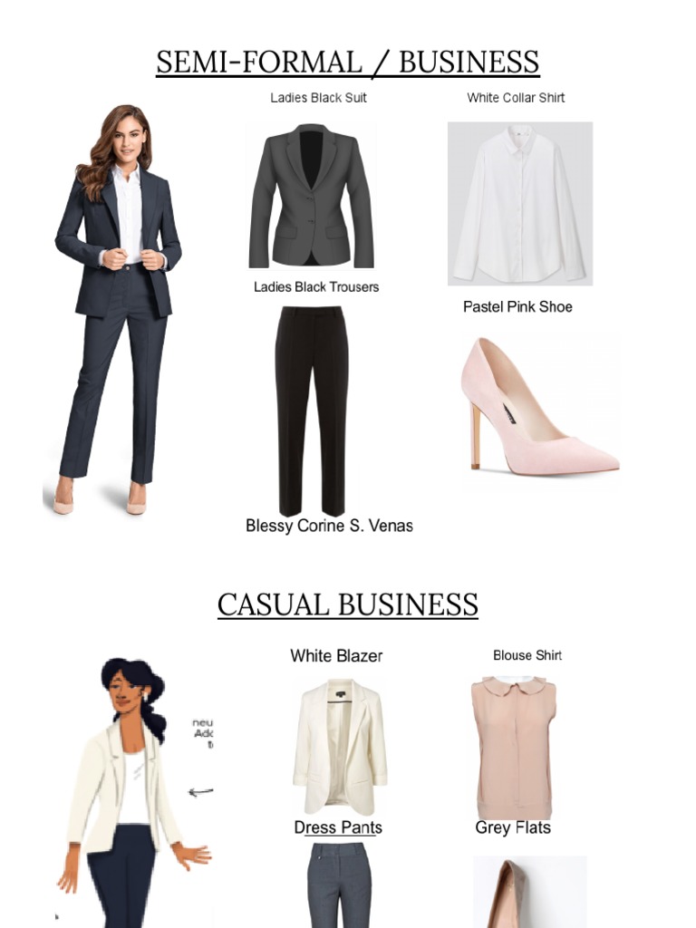 Dress Code For Woman | PDF