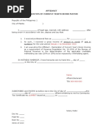 Sample - Name Affidavit | PDF