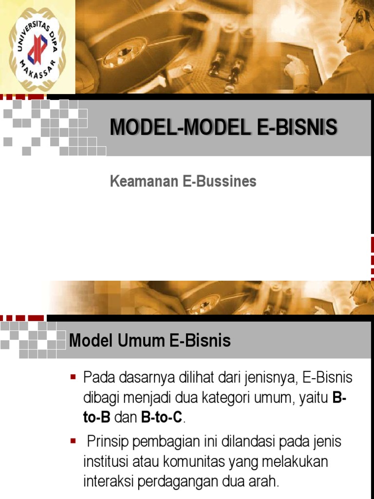 Pertemuan 5 - Model-Model E-Bisnis-2 | PDF