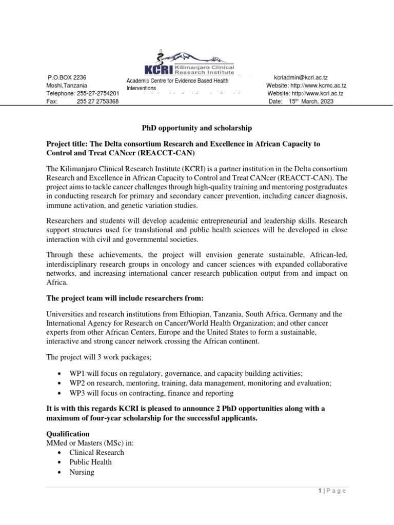 PHD ADVERT - REACCT-CAN | PDF