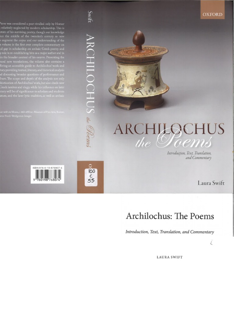 Vdoc - Pub - Archilochus The Poems | PDF