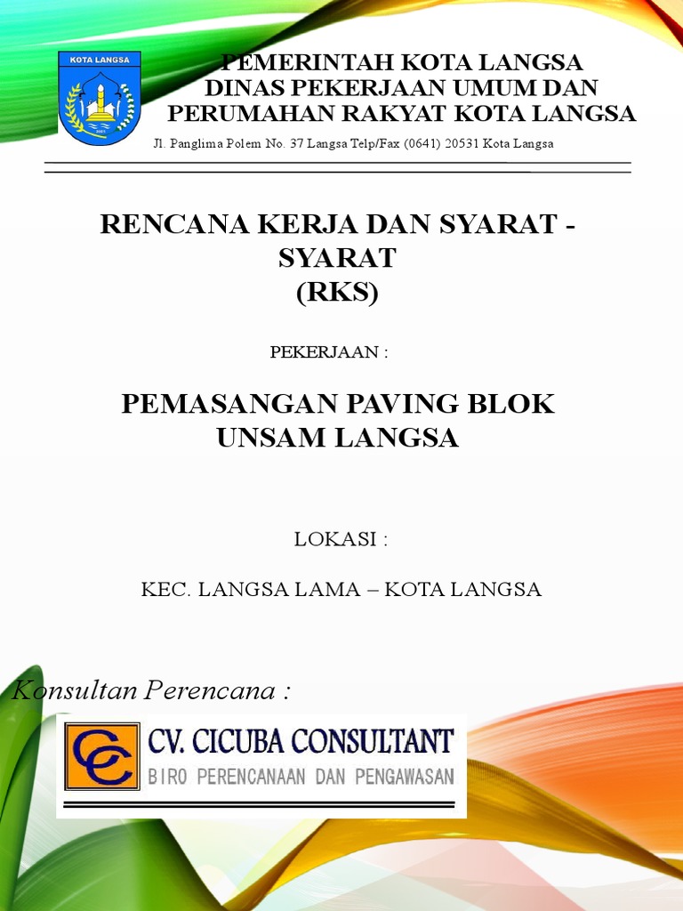 Cover RKS Paving Blok | PDF