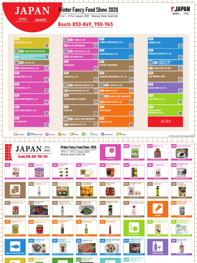 Catalogue Jetro WFFS2020 | PDF | Foods | Food And Drink