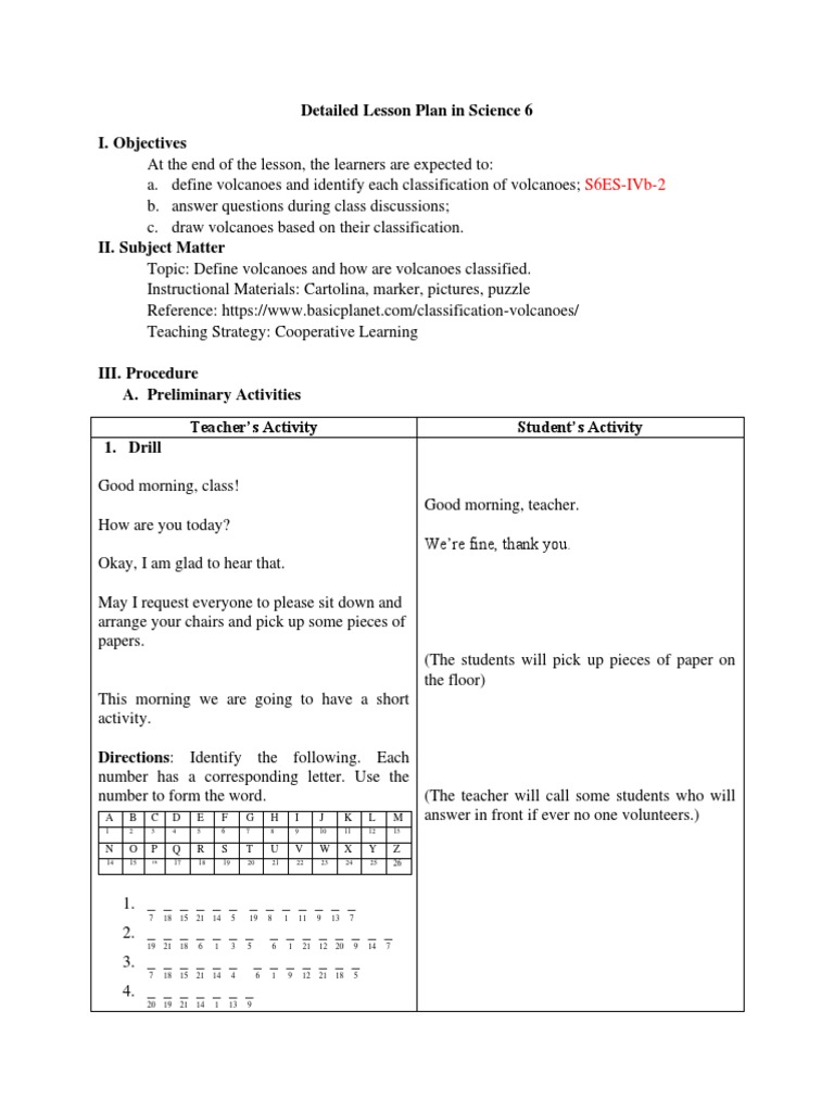 Detailed Lesson Plan-Science 6 | PDF | Science & Mathematics