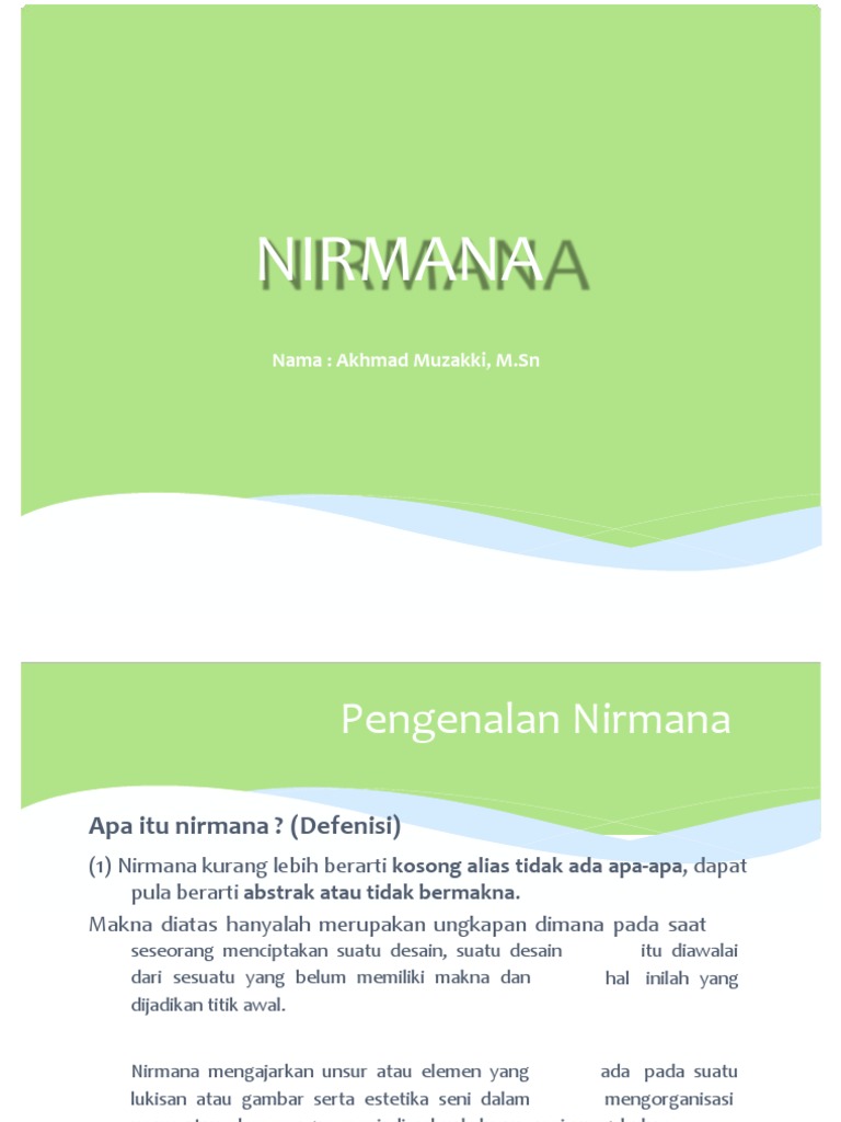 Nirmana 1 | PDF | Griya & Taman | Seni